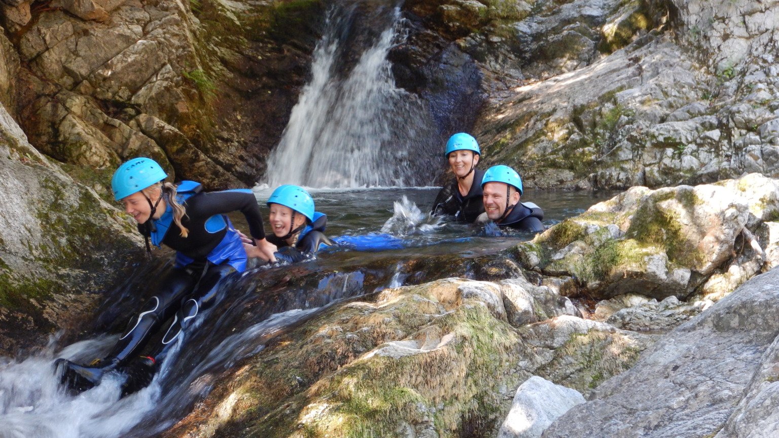 Discovering and easy canyoning in Ardèche - LA VERNEDE